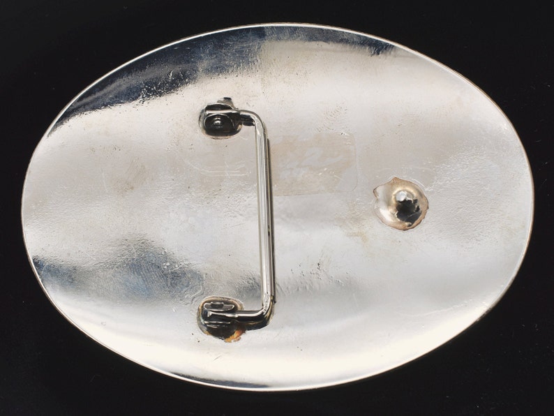 Alligator Handmade Stone Inlay German Silver Tooled Paisley - Etsy