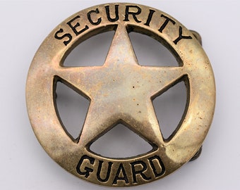 Security Star Badge - Etsy