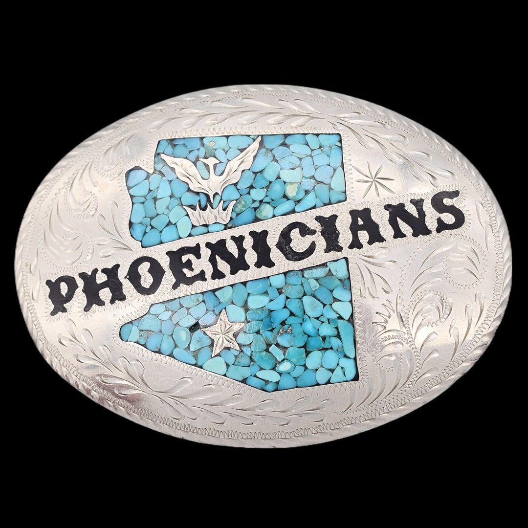 Phoenicians Phoenix Arizona AZ Vintage Belt Buckle - Etsy