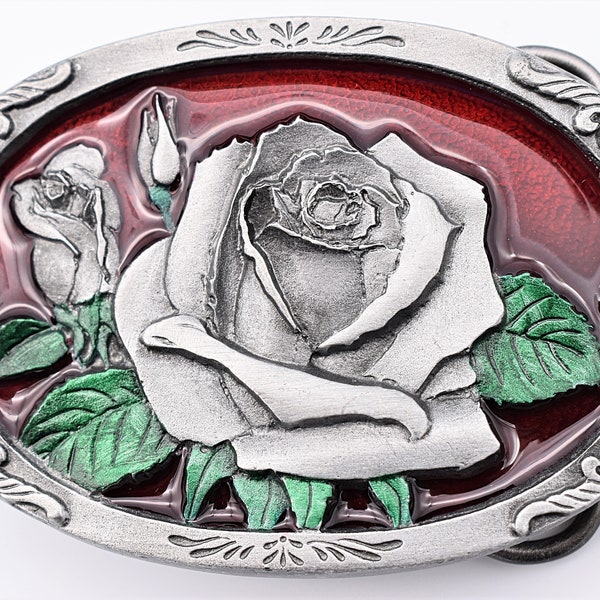 Rose Belt Buckle - Etsy