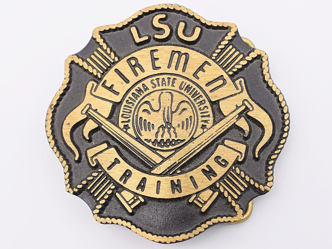 LSU Firemen Training Louisiana State University Solid Brass Vintage ...