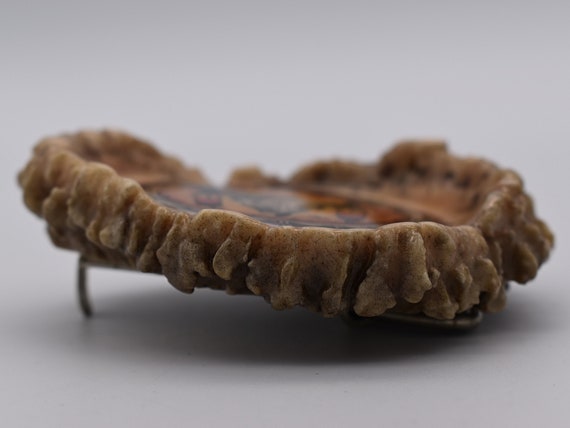 Feather Cow Skull Carved Deer/Elk Antler Handmade Vin… - Gem