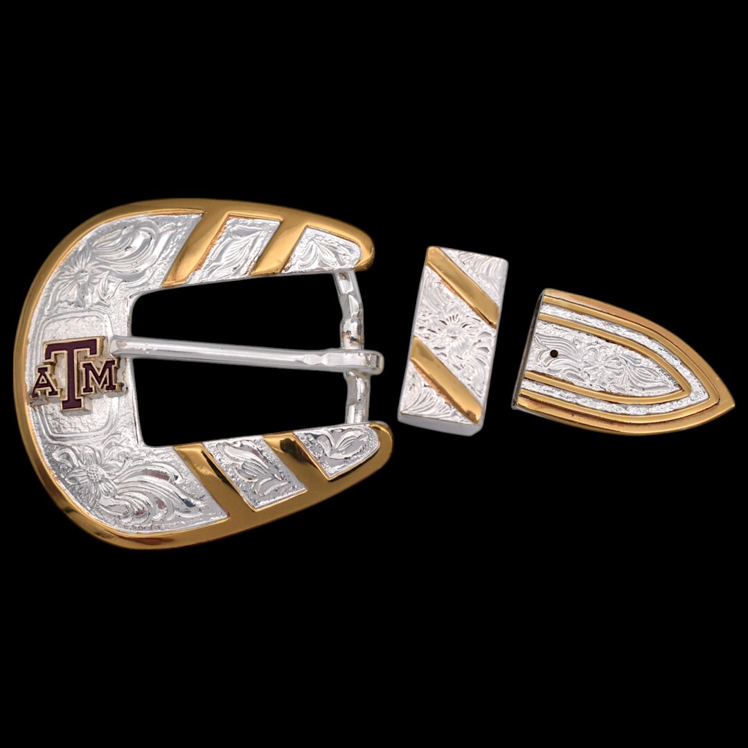 Texas A&M University Aggies Solid Brass Gold/silver Plate Ranger 3 ...