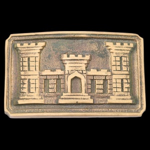 US Army Corps of Engineers Emblem Insignia Solid Brass 1980s Vintage ...