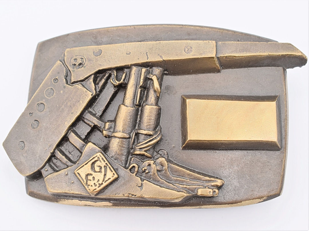 W. Mueller Longwall Coal Miner Shield Solid Bronze 1980s - Etsy