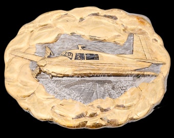 Cessna Aircraft Airplane Recreational Pilot Aviation 1980s Vintage Belt ...