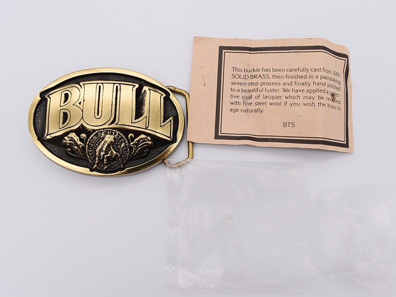 Schlitz Bull Brewing Beer Malt Liquor 1970s Solid Brass | Etsy