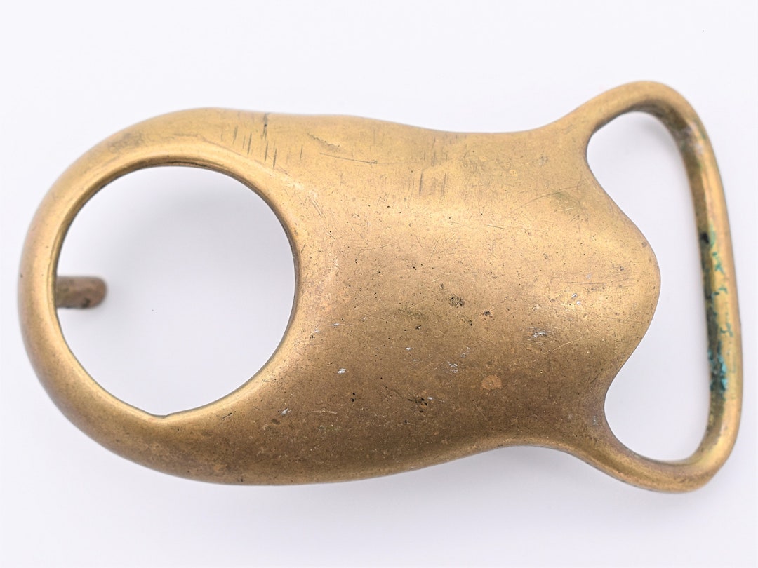 70s Duncan Laurie Solid Brass Vintage Belt Buckle - Etsy