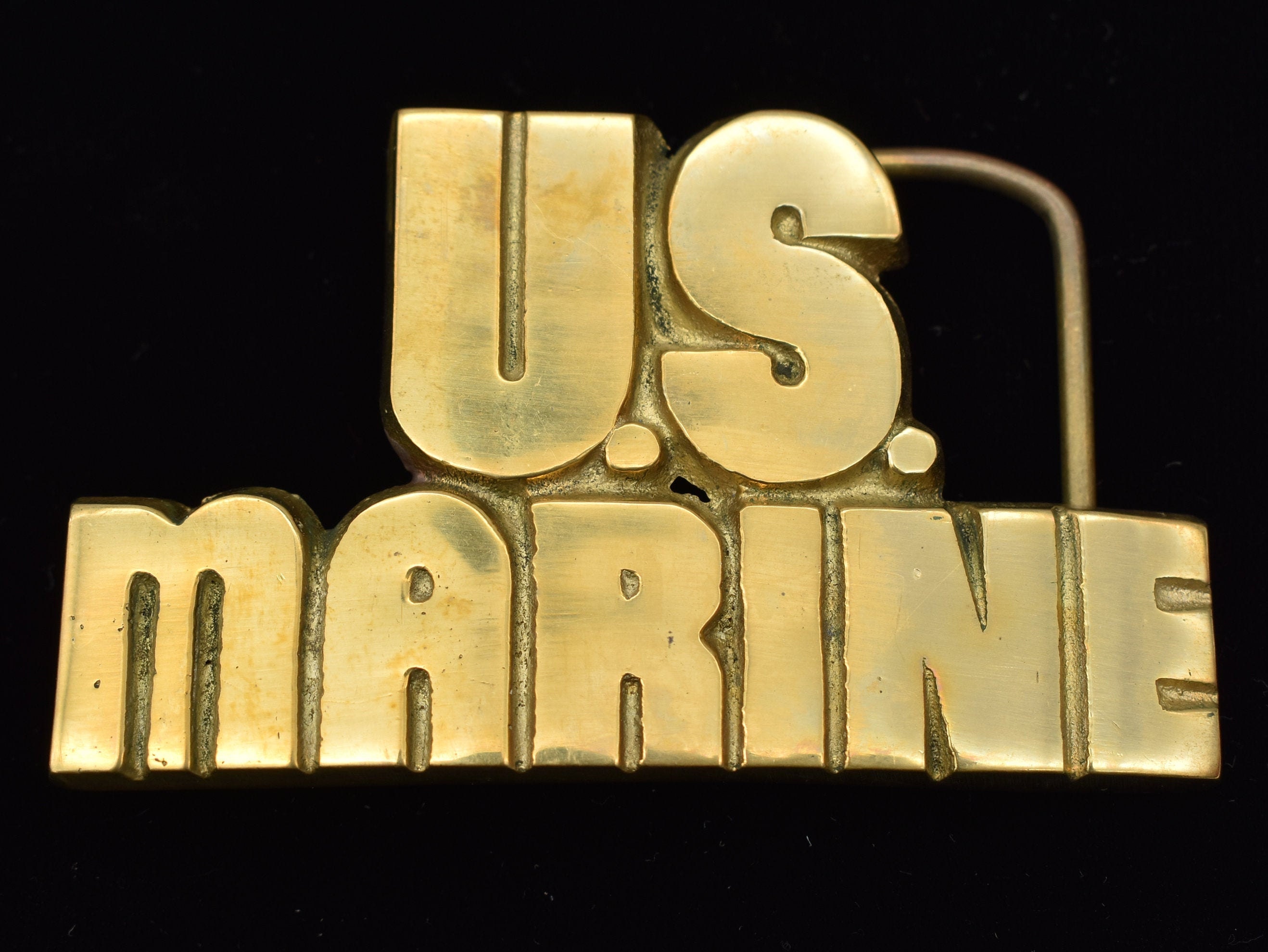 U.S. Marines Block Letters United States Marine Corps Solid | Etsy