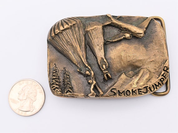 Smokejumper Fire Fighter Wildfire Solid Bronze Vintag… - Gem