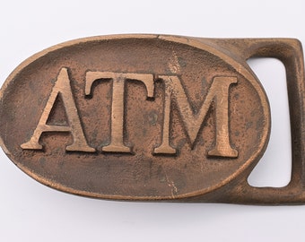 Solid Brass 1970s Wells Fargo Banking Vintage Belt Buckle - Etsy