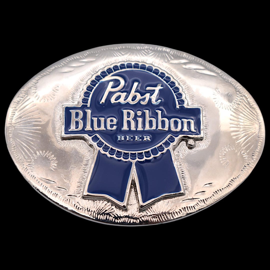 Pabst Blue Ribbon Beer Vintage Belt Buckle - Etsy