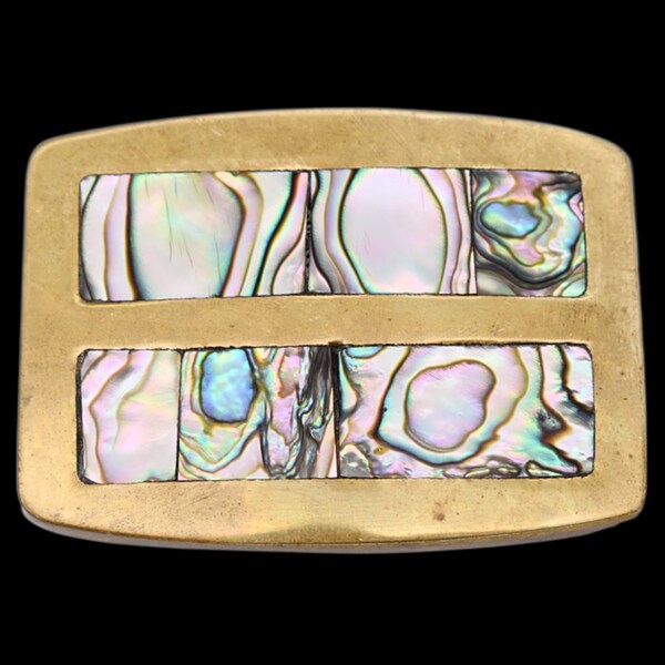 Abalone Shell Belt Buckle - Etsy