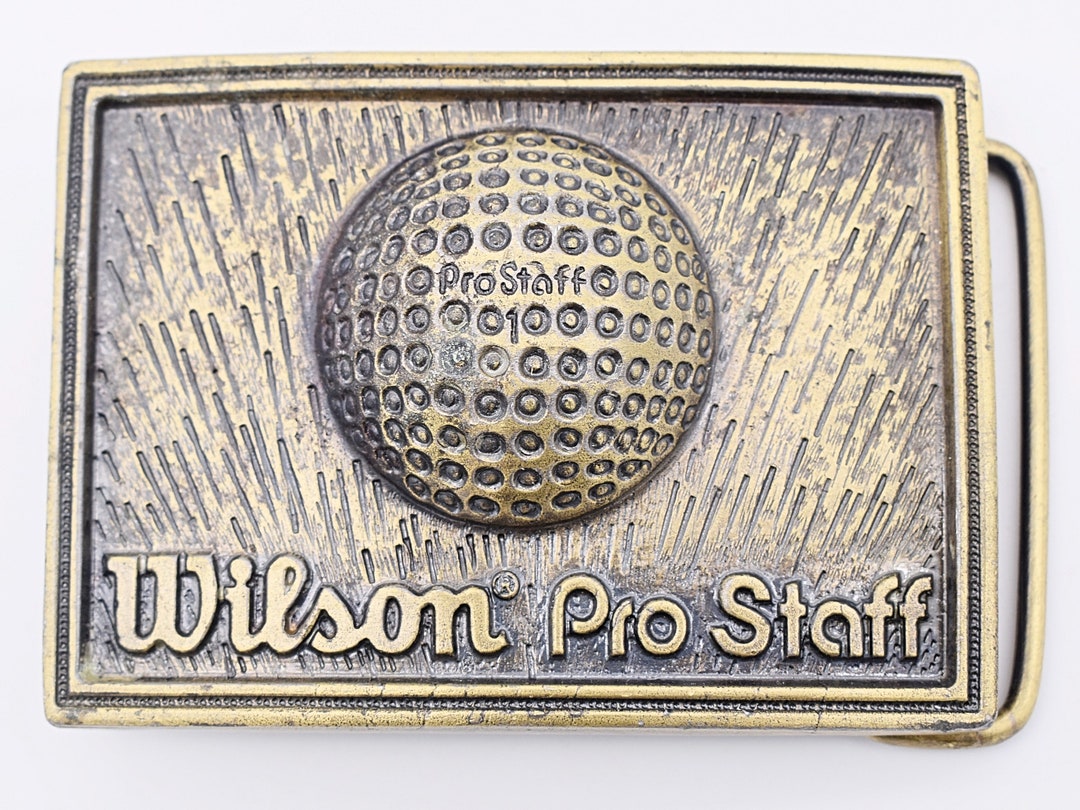 Wilson Pro Staff Golf Ball Vintage Belt Buckle - Etsy