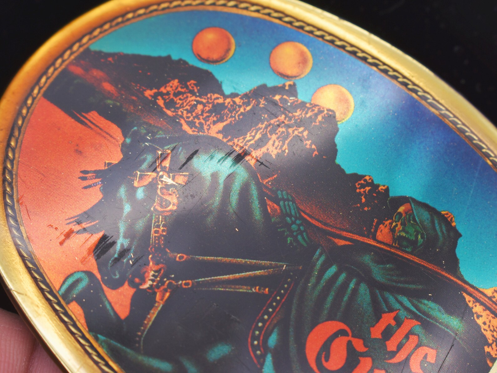 Pacifica Blue Öyster Cult Vintage Belt Buckle - Etsy