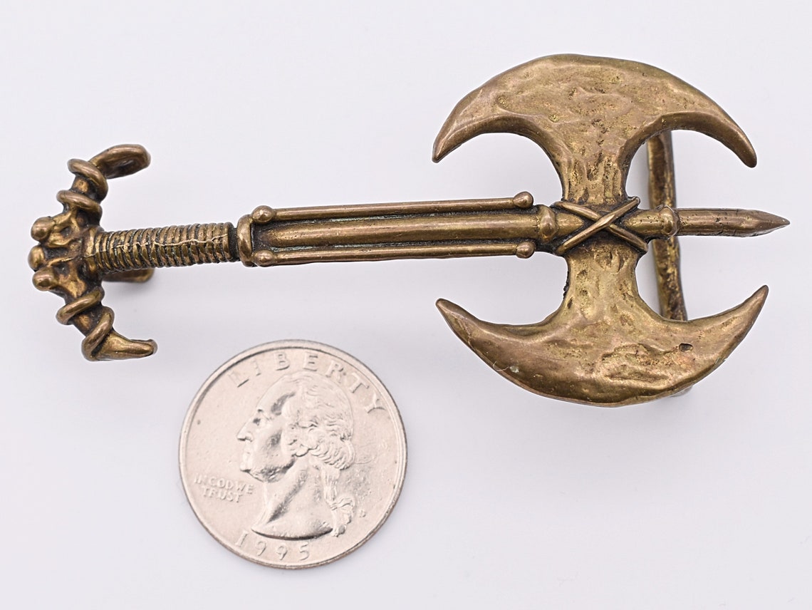 Ivar Hyden Battle Axe Viking Norse Warrior Solid Brass 1970s Vintage ...