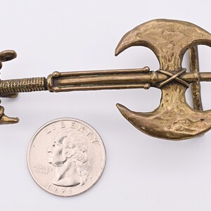 Ivar Hyden Battle Axe Viking Norse Warrior Solid Brass 1970s Vintage ...