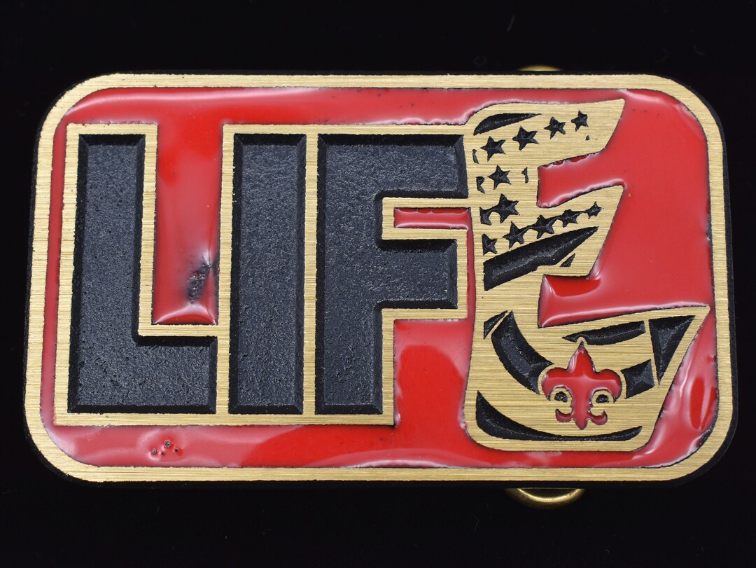 BSA Boy Scouts of America Life Scout Solid Brass Vintage Belt Buckle - Etsy