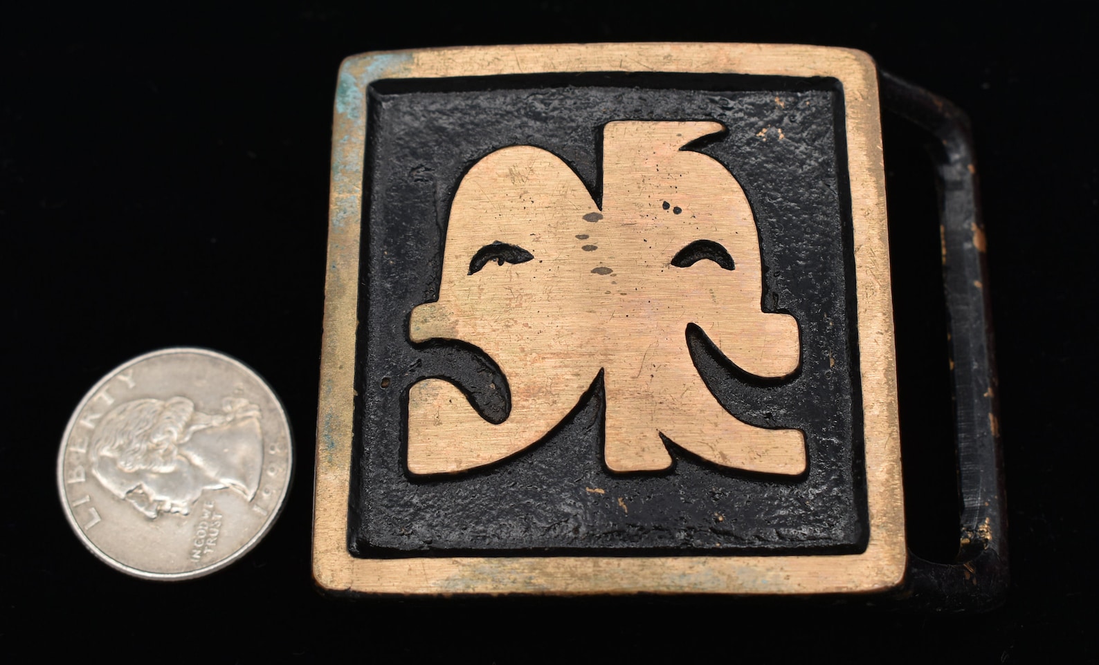 Thespian Masks Thalia Melpomene Solid Brass RARE Valleau - Etsy