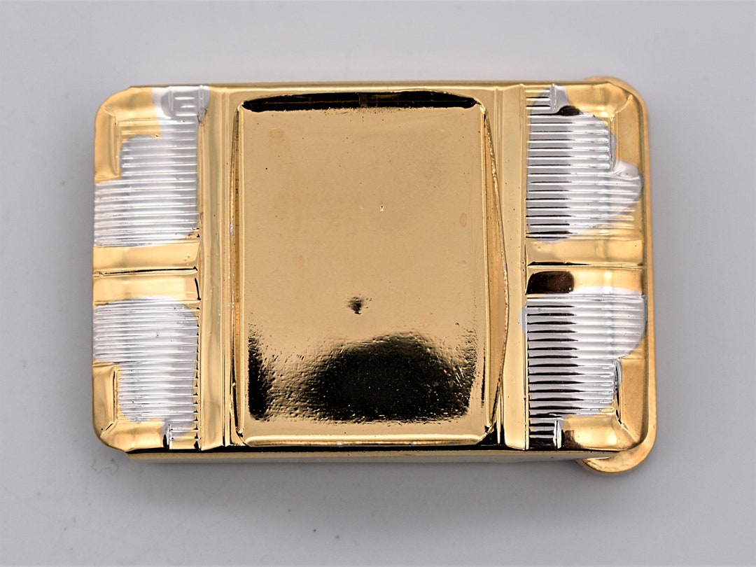 Blank Slide Compression Belt Buckle Craft Jewelry Supply Lapidary Cab ...