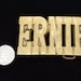 Ernie Name Solid Brass Vintage Belt Buckle - Etsy