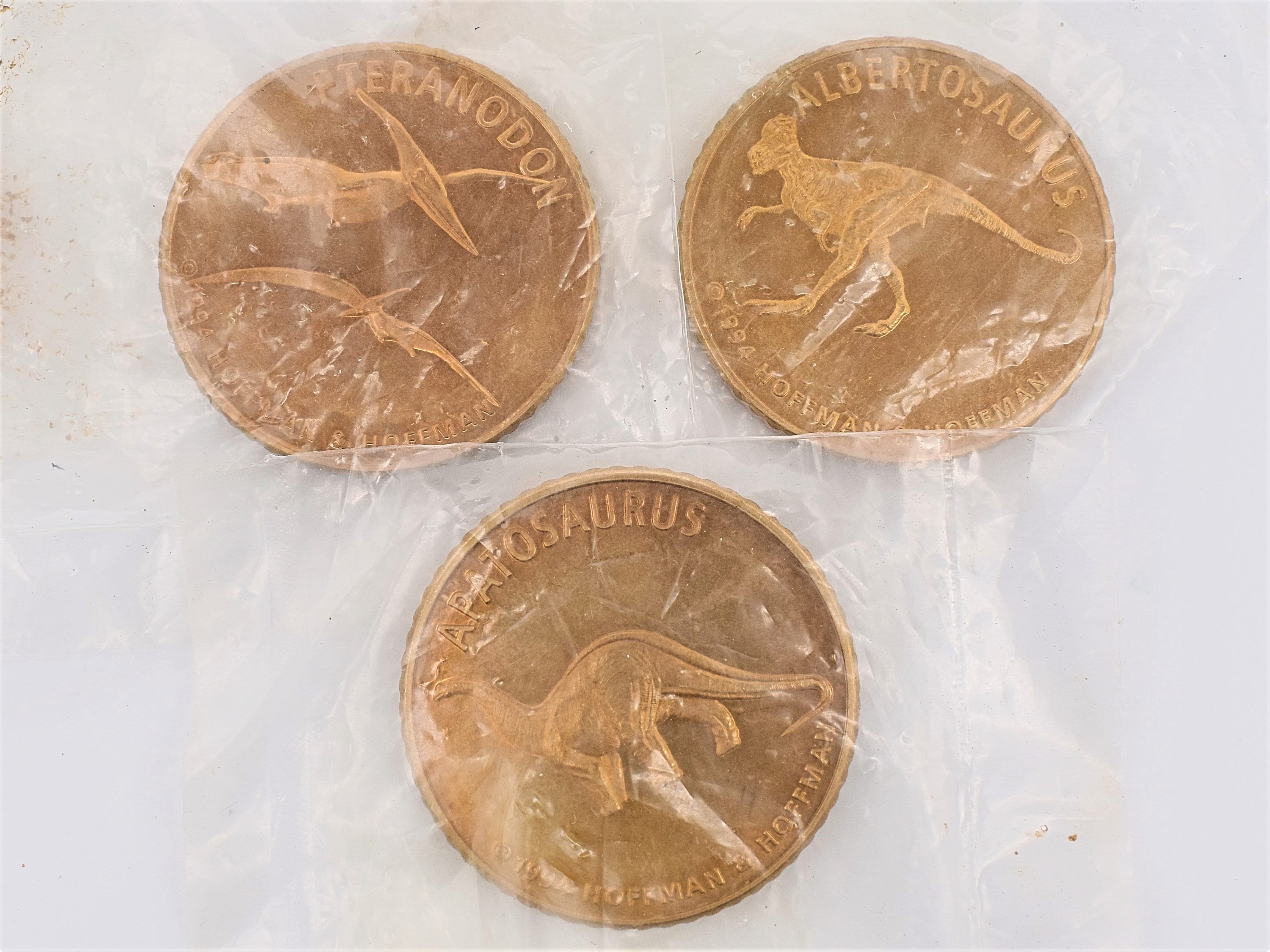 Vintage POGS Dinosaur Slammer Apatosaurus Pteranodon - Etsy