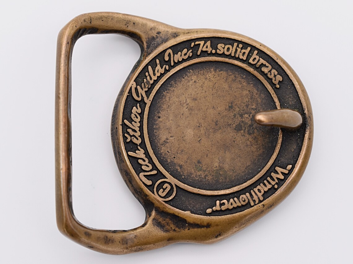 Tech Ether Guild windflower Vintage Solid Brass - Etsy