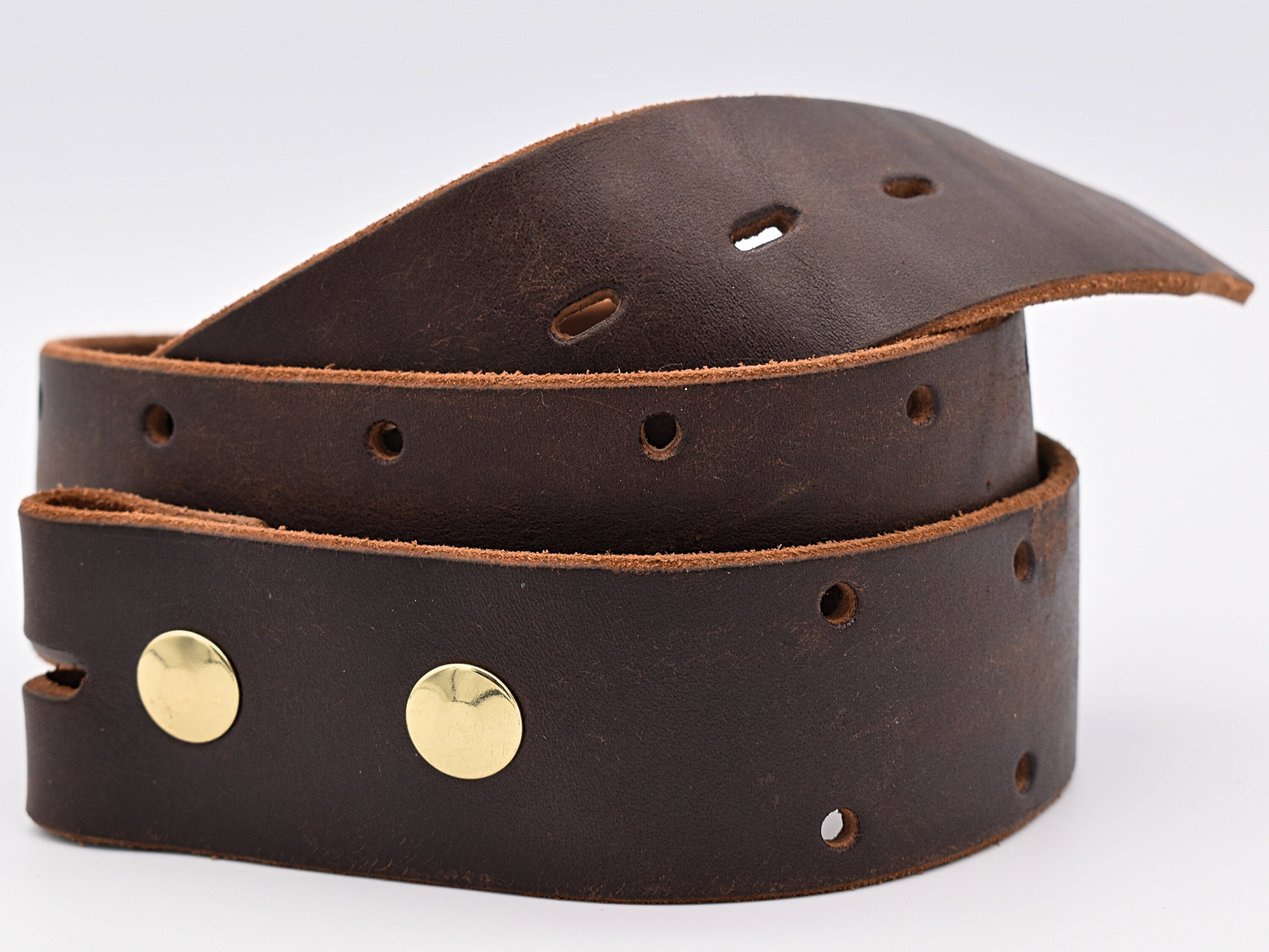 Vintage Leather Belt Size 36 ~ Distressed Hole Cutout Vintage Leather Belt Size 36 ~ Distressed Hole Cutout