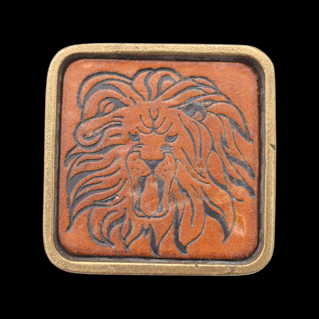 1970s Leo Horoscope Solid Brass Made in USA Vintage Belt Buckle - Etsy