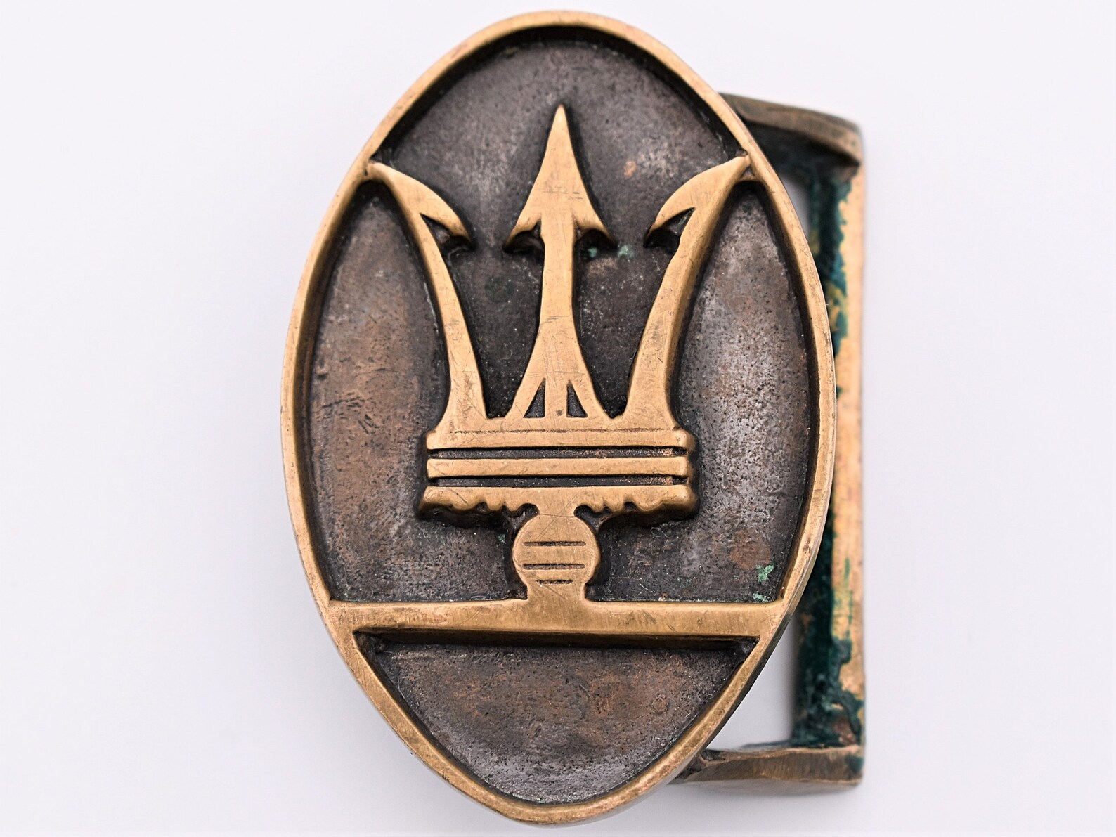 Solid Brass Maserati Trident Logo Emblem Crest Sports Car - Etsy