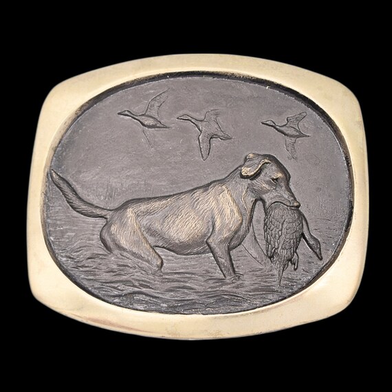 SL Knight Solid Bronze Hunting Dog Retriever Duck Vin… - Gem