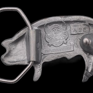 Pig Hog Sow Boar Swine Piggy Belt Buckle - Etsy