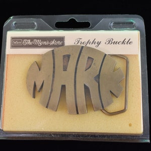 Mark Name 1970s Vintage Belt Buckle - Etsy