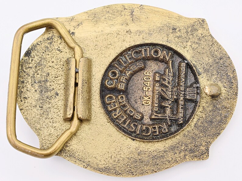 Arizona Land of Indian History Solid Brass Vintage Belt Buckle - Etsy