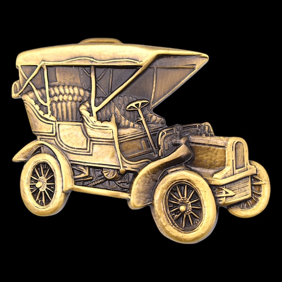 Solid Brass Ford model T Vintage Belt Buckle by Astam… - Gem