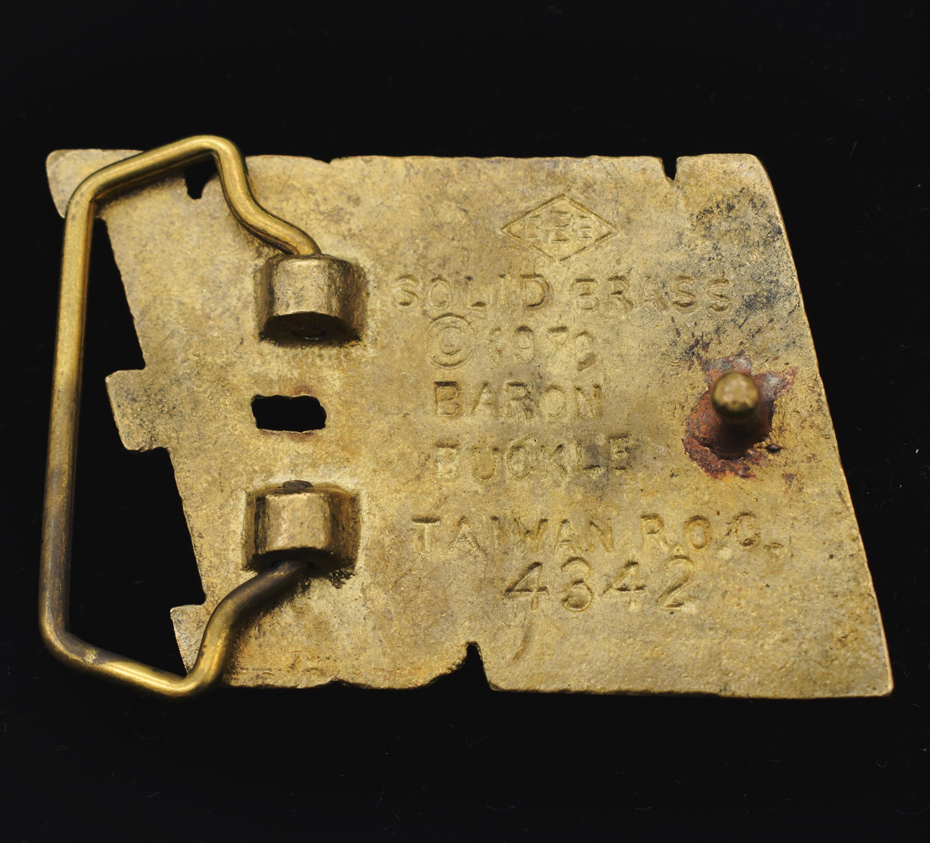 Vince Name Solid Brass Vintage Belt Buckle - Etsy