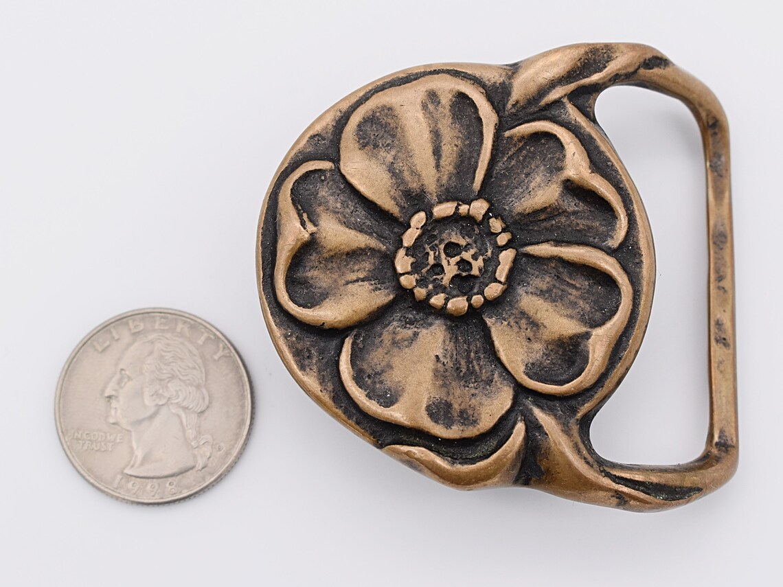 Tech Ether Guild windflower Vintage Solid Brass - Etsy