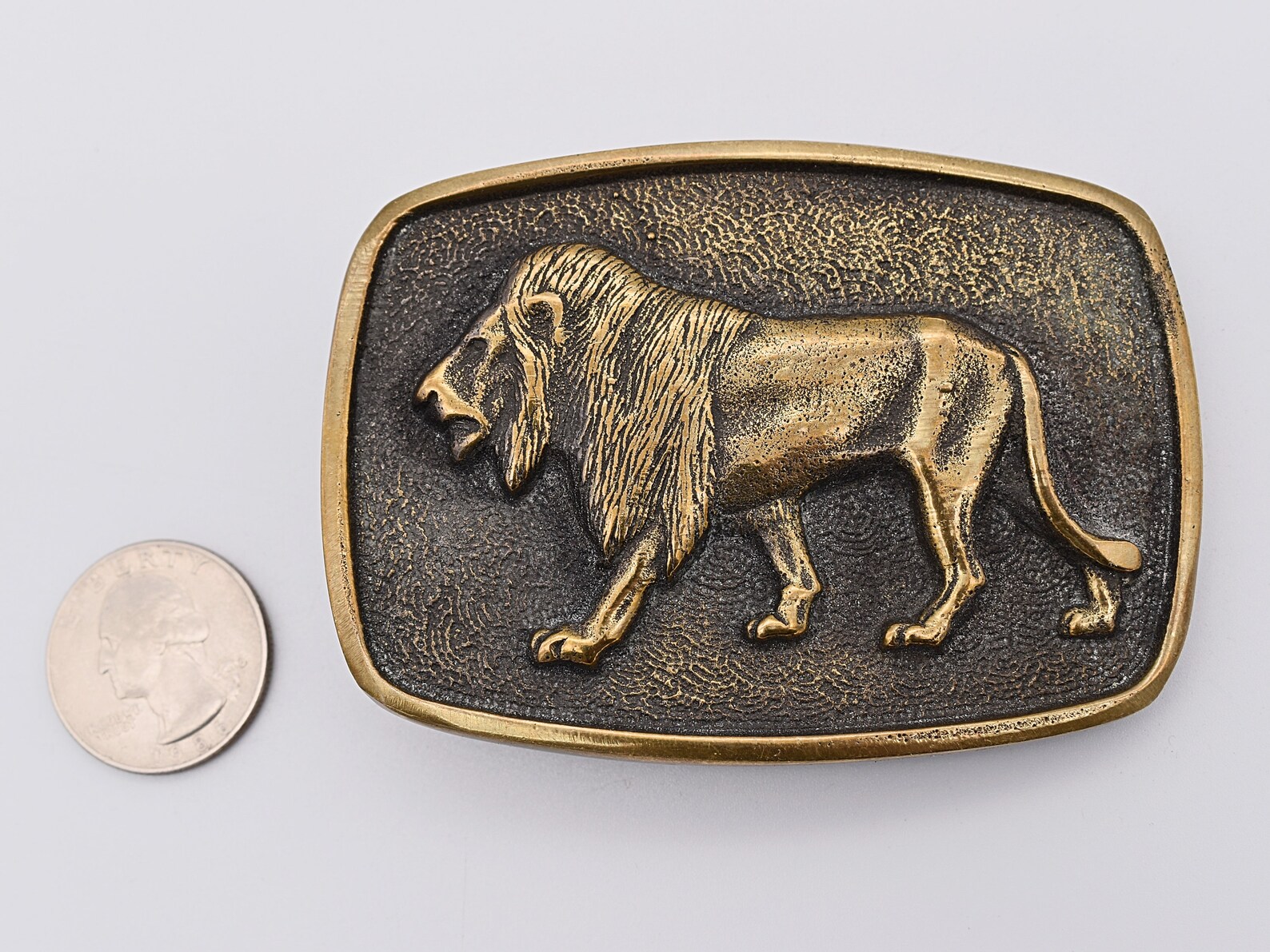 Lion Big Cat Safari Plains Predator 1970s Vintage Belt Buckle | Etsy