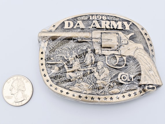DA Army Colt 1896 Revolver Pistol Award Design Medals… - Gem
