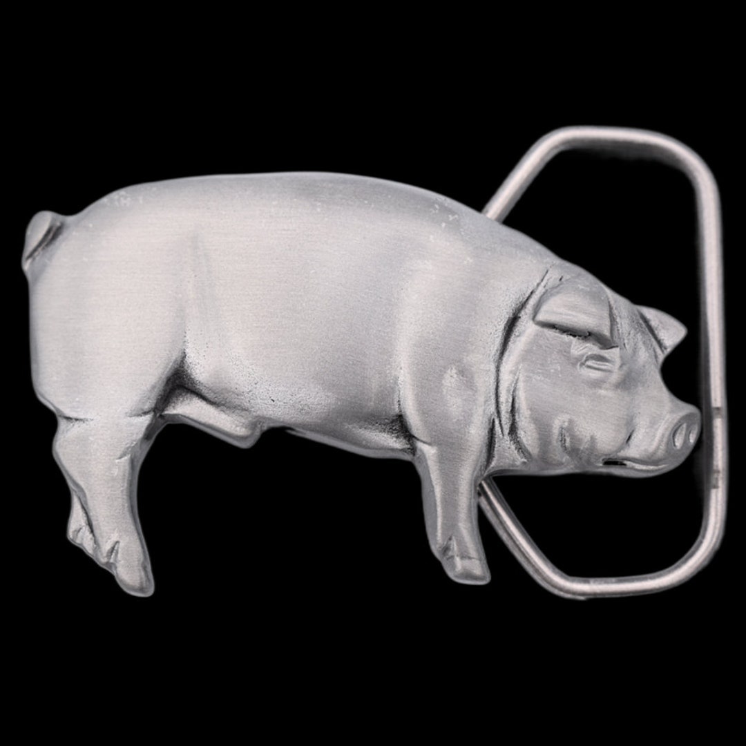 Pig Hog Sow Boar Swine Piggy Belt Buckle - Etsy