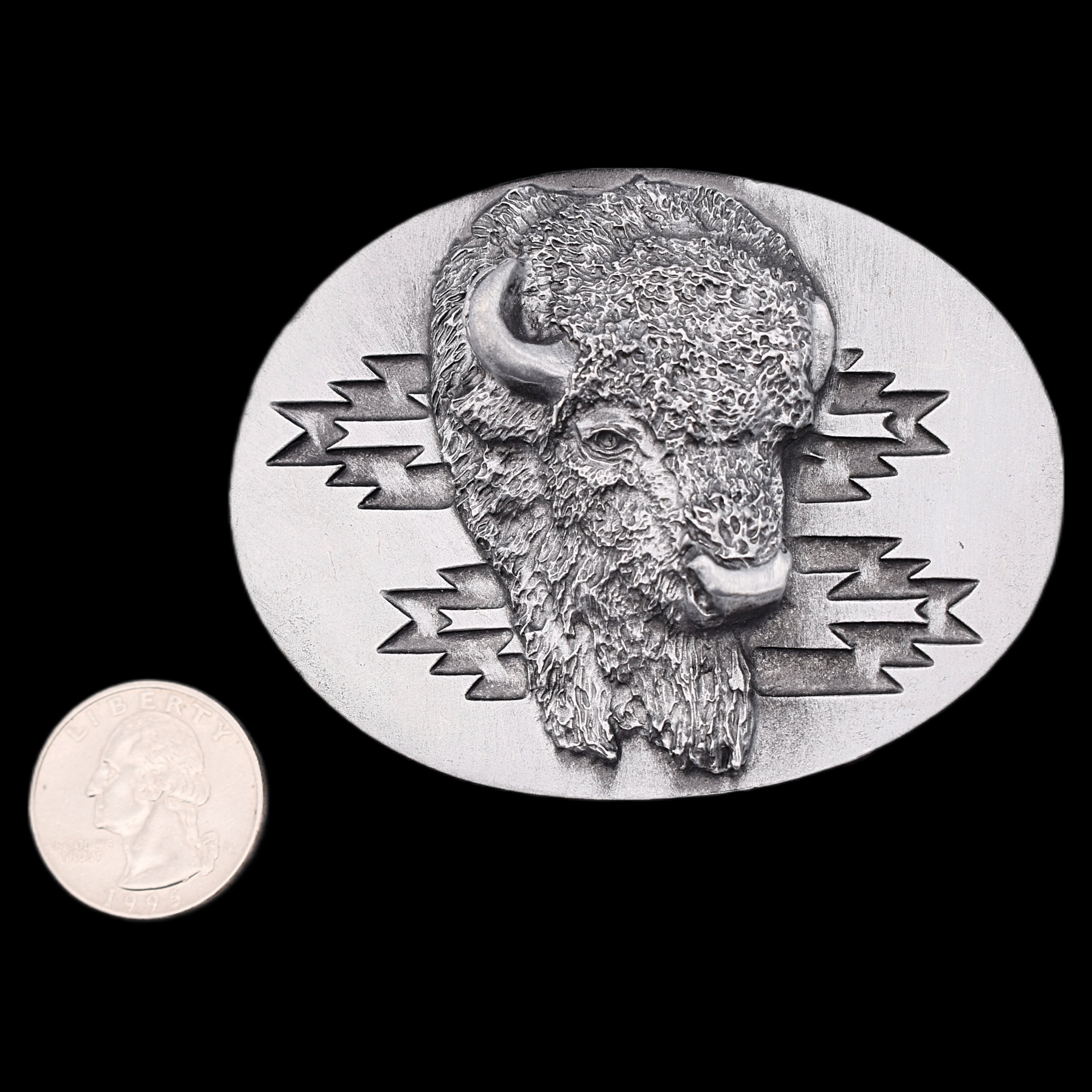 Bison Buffalo Head Horns Western Vintage Belt Buckle - Etsy