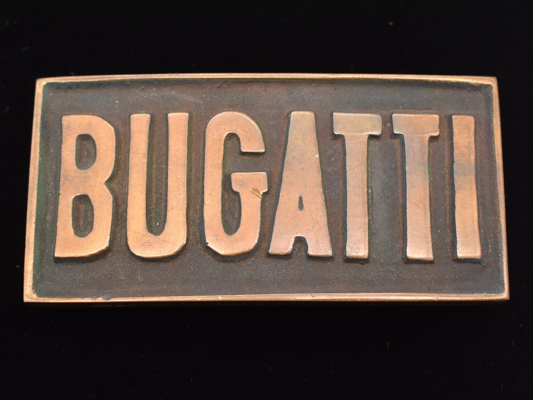 Solid Brass Bugatti Auto Car Vintage Belt Buckle - Etsy