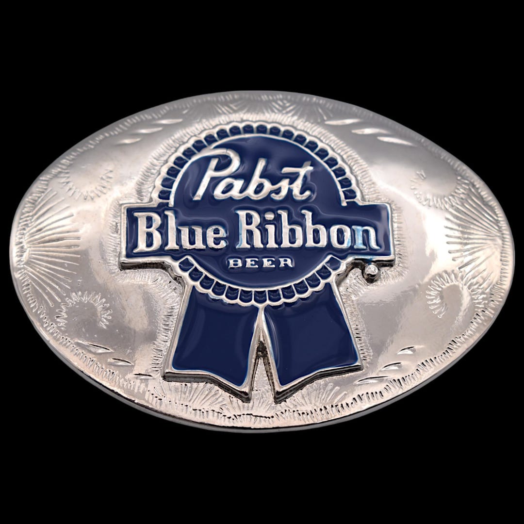 Pabst Blue Ribbon Beer Vintage Belt Buckle - Etsy