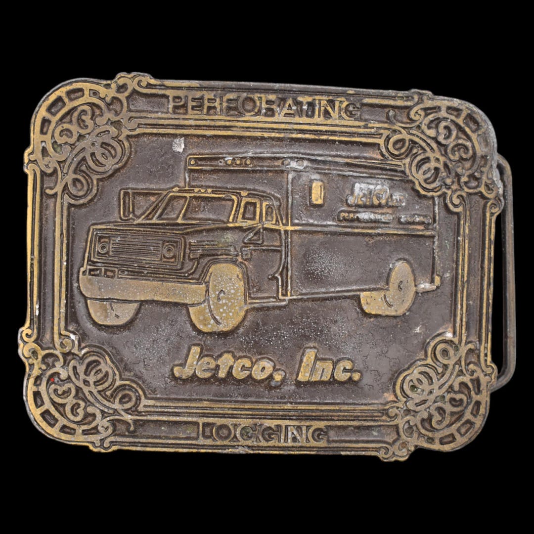 Jetco, Inc Perforating Logging Vintage Belt Buckle - Etsy
