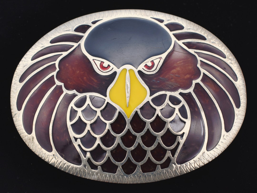 Johnson and Held Vintage Handcrafted Southwestern Eagle Hawk Face Beak ...