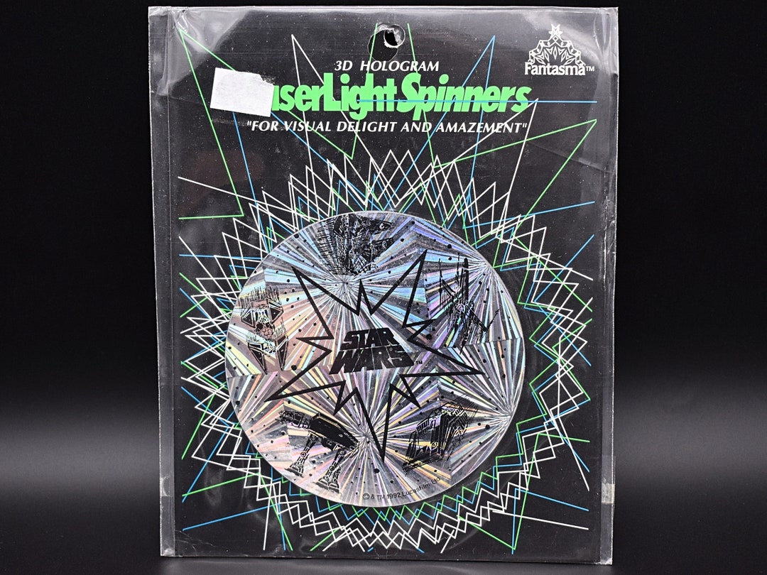 Star Wars Laser Dazer Spinning Disk Vintage Toy Hologram - Etsy