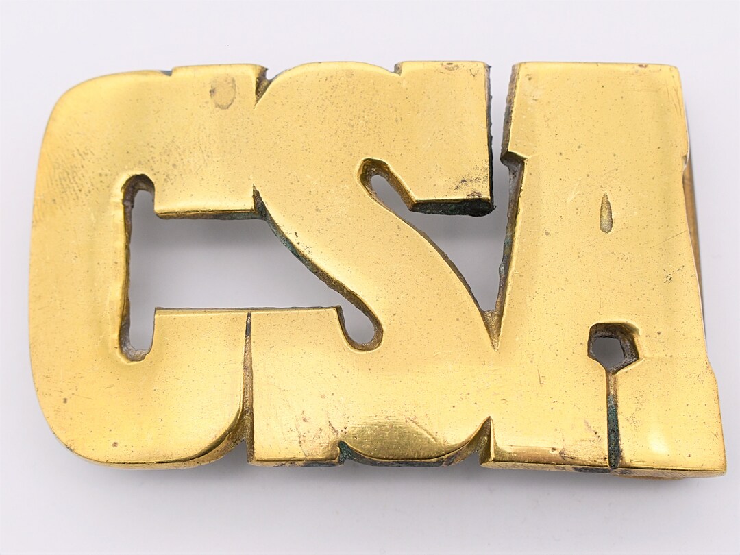 CSA Civil War Confederate Side Reproduction Replica Belt Buckle - Etsy