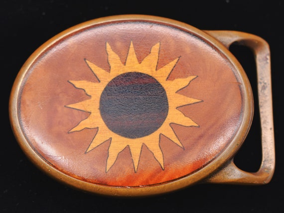 Tech Ether Guild Blank Wood Inlay Sun 1970s Vintage B… - Gem