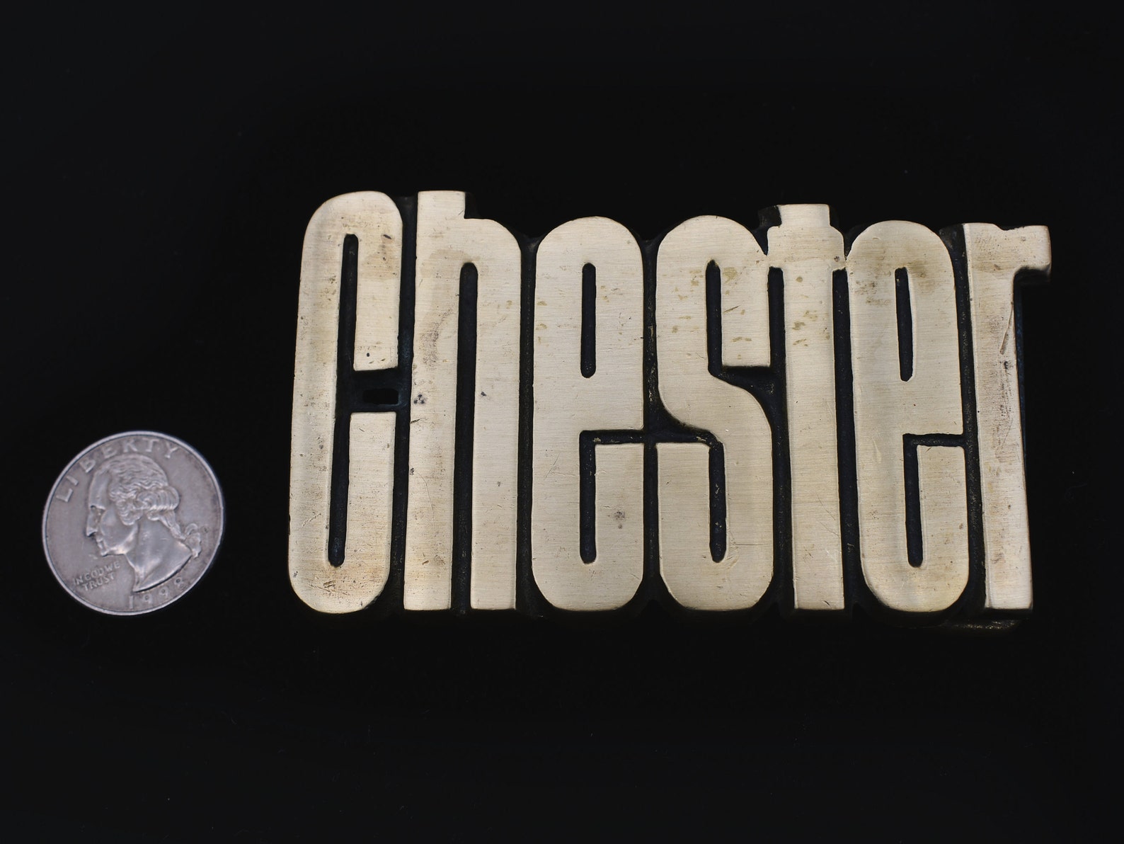 Chester Name Solid Brass Vintage Belt Buckle - Etsy