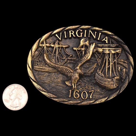 Solid Brass Virginia Jamestown Colonial Settlement Vi… - Gem